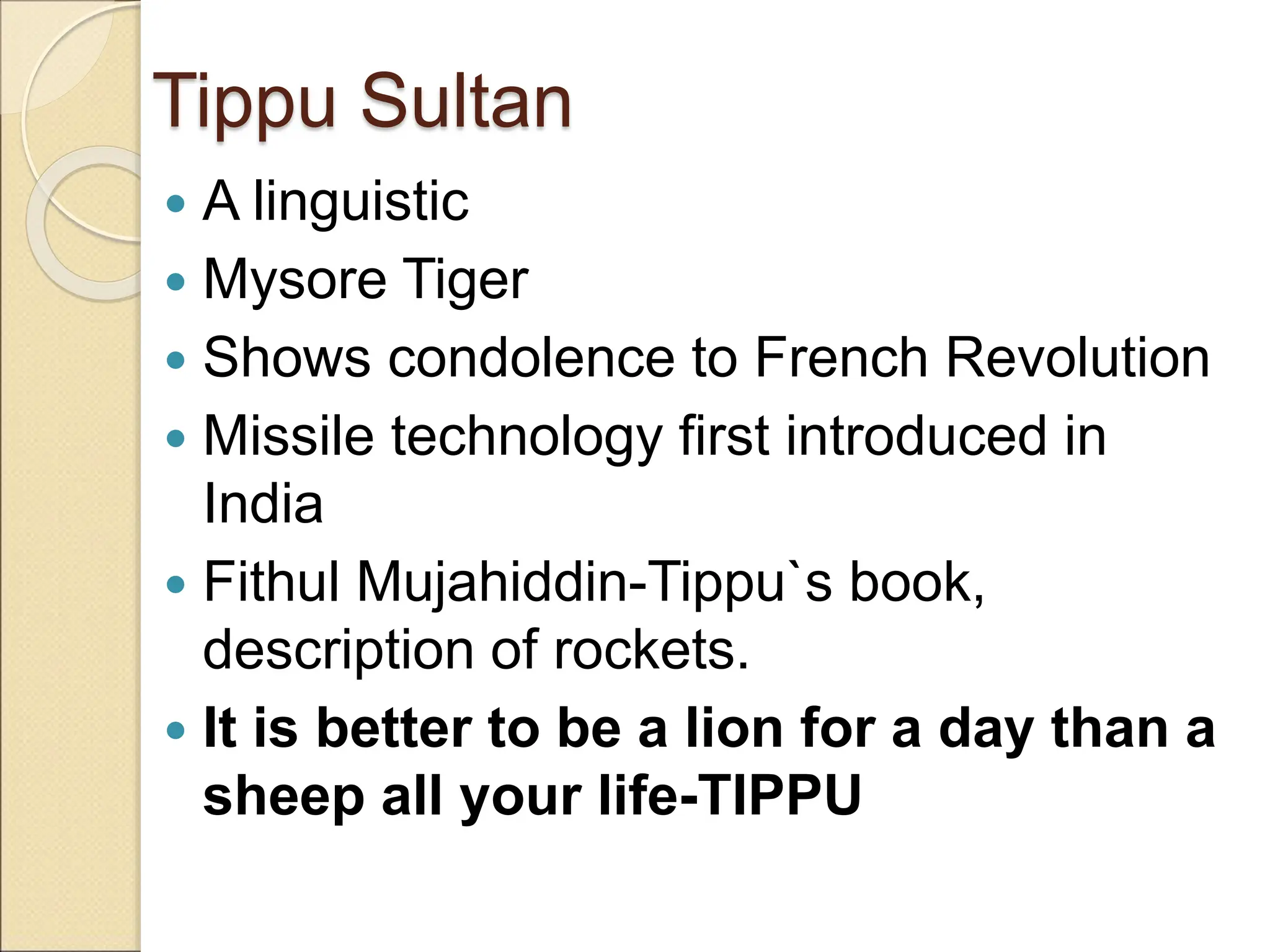 Anglo Mysore Wars -anglo mysore wars.ppt