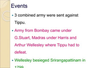 Anglo Mysore Wars -anglo mysore wars.ppt