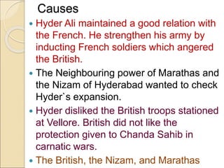 Anglo Mysore Wars -anglo mysore wars.ppt