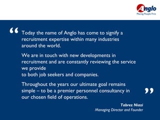 Anglo Technical Recruitment presentation | PPT | Construction Industry ...