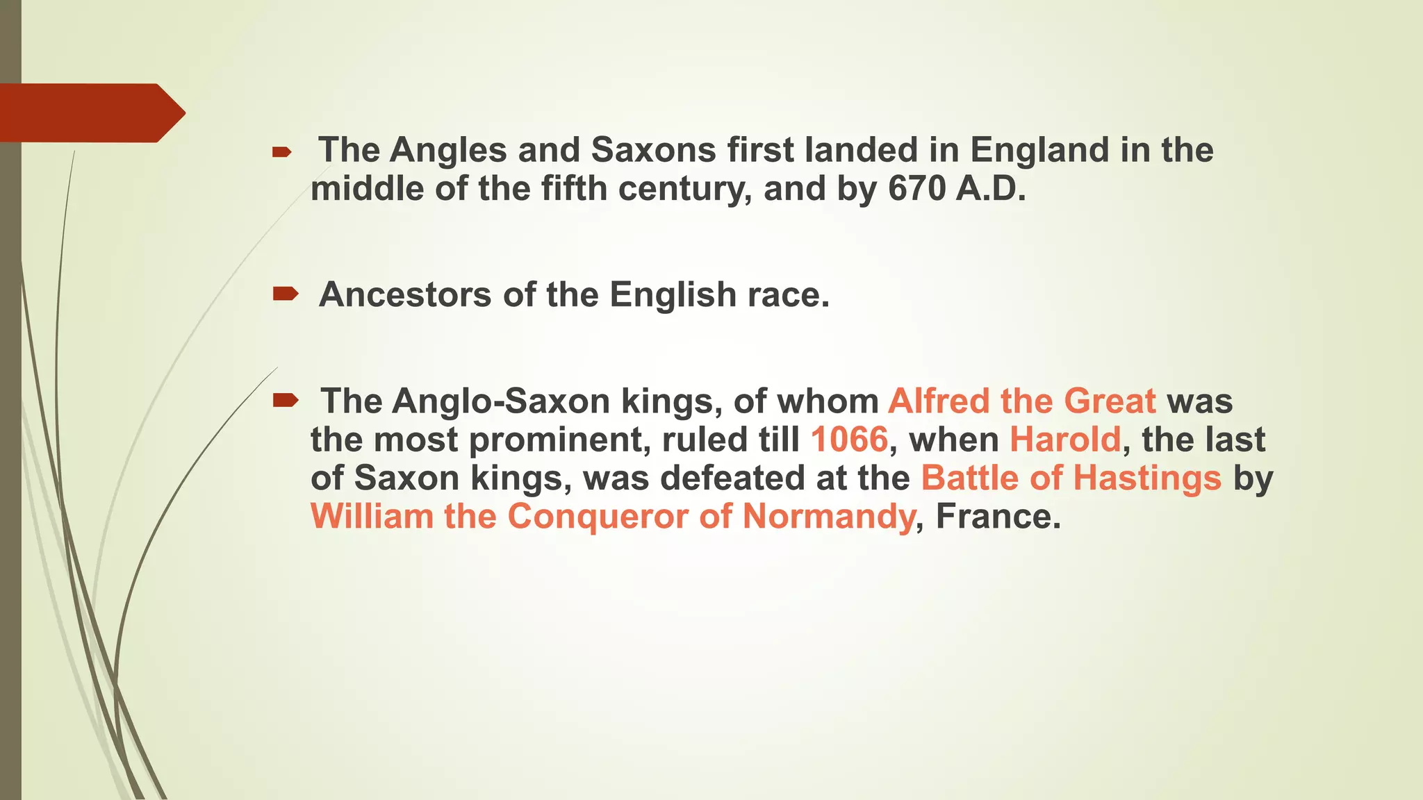 Anglo saxon age | PPT
