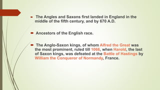 Anglo saxon age | PPTX
