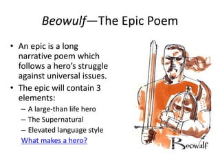 Anglo-Saxons and Beowulf | PPTX