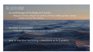 _Anglo Saxon Poetry - The wanderer, The seafarer, the wife's lament ...