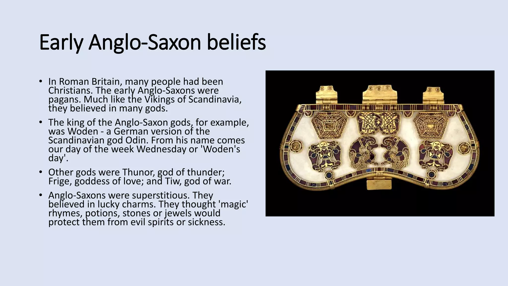 The Anglo-Saxons | PPTX