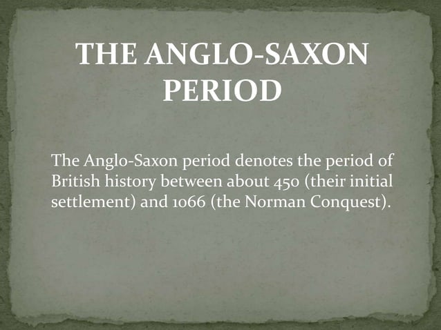 Anglo saxons and beowulf | PPT