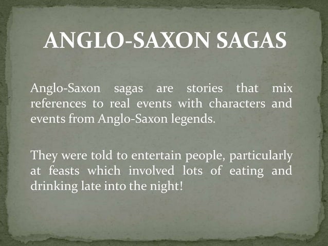 Anglo saxons and beowulf | PPT