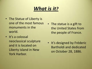 Statue of Liberty | PPT