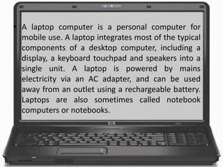 Laptop Evolution | PPTX