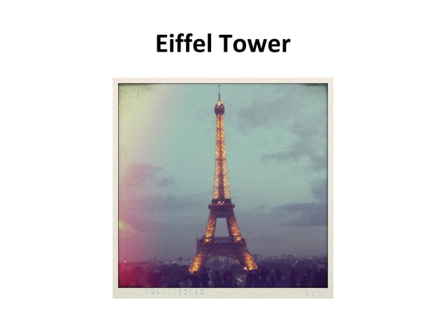 Eiffel tower | PPT