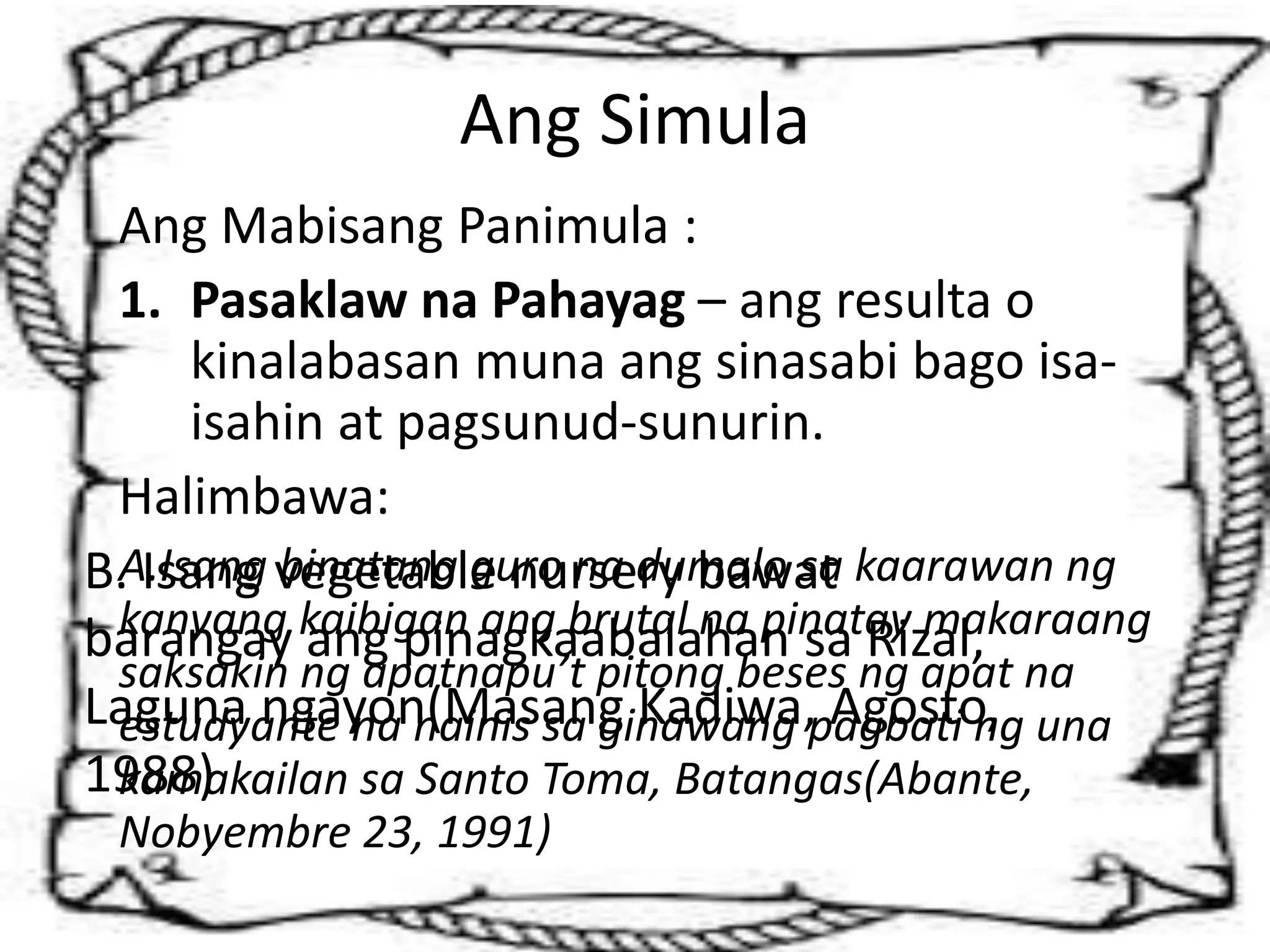 Ang mahahalagang bahagi ng sulatin | PPTX