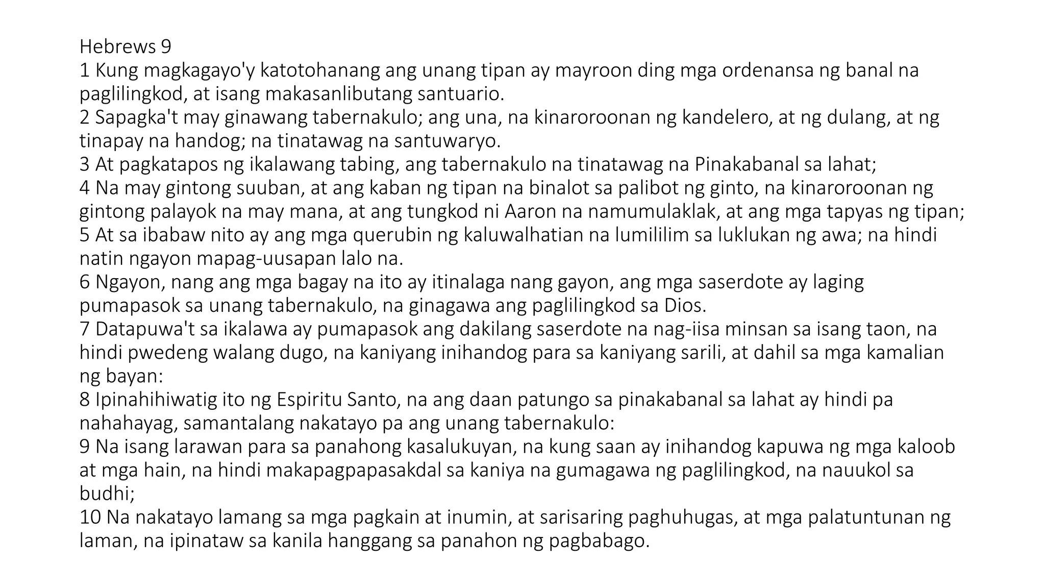 Tagalog - Ang Mahalagang Dugo ng Panginoong Hesukristo - The Precious ...
