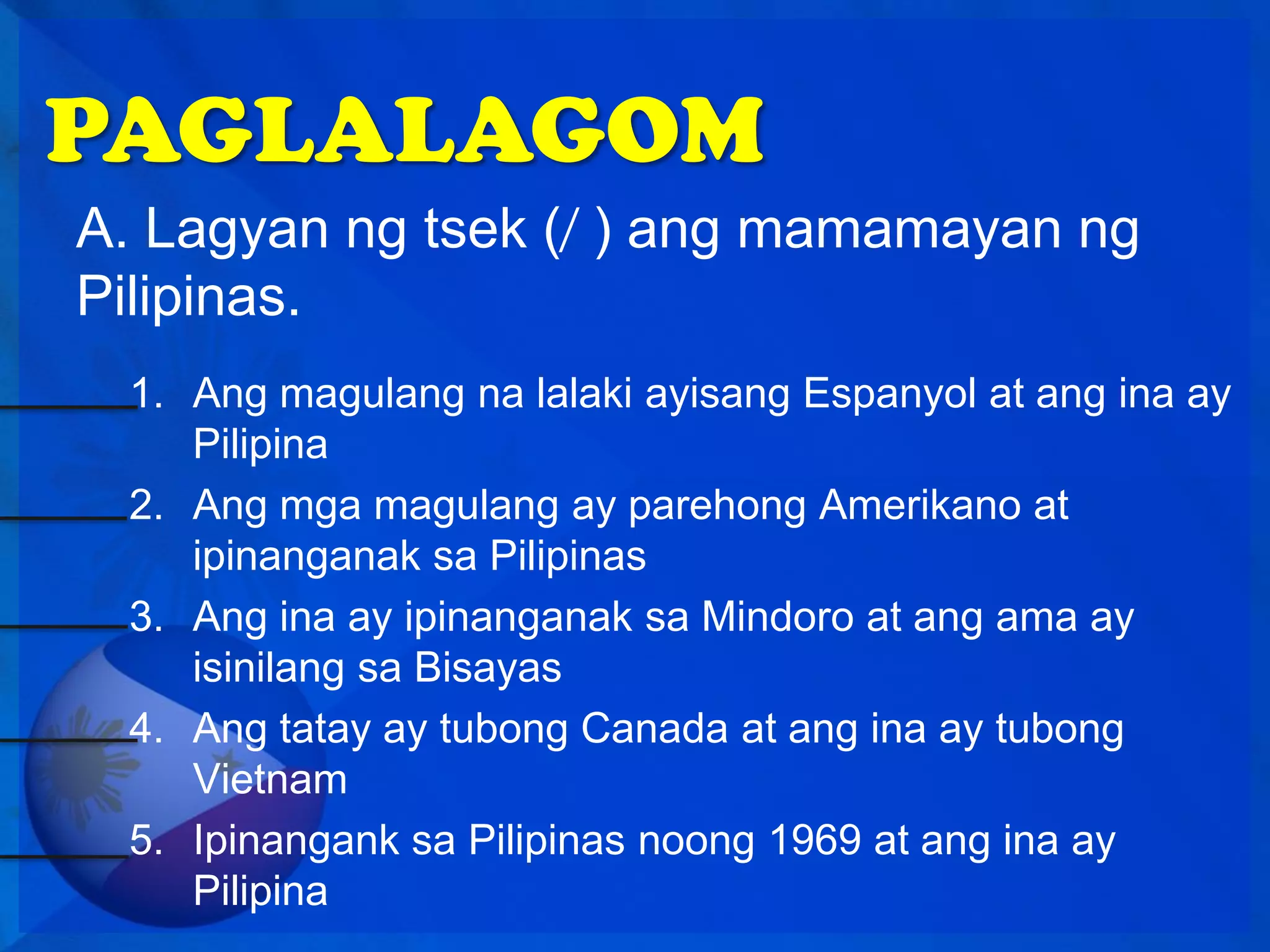Ang mamamayang pilipino | PPTX