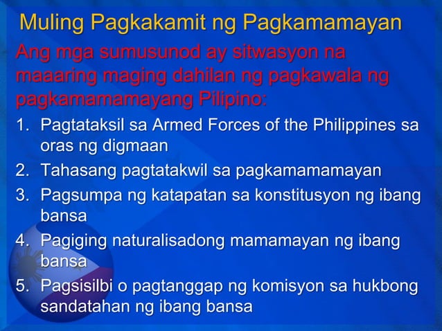 Ang mamamayang pilipino | PPTX
