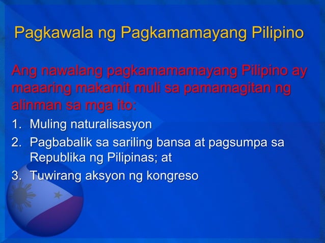 Ang mamamayang pilipino | PPTX