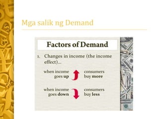 Ang mamimili at ang demand | PPTX