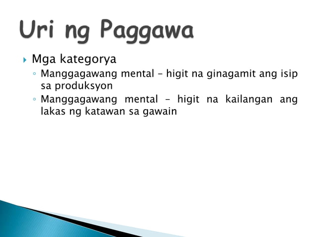 Ang manggagawang pilipino | PPTX