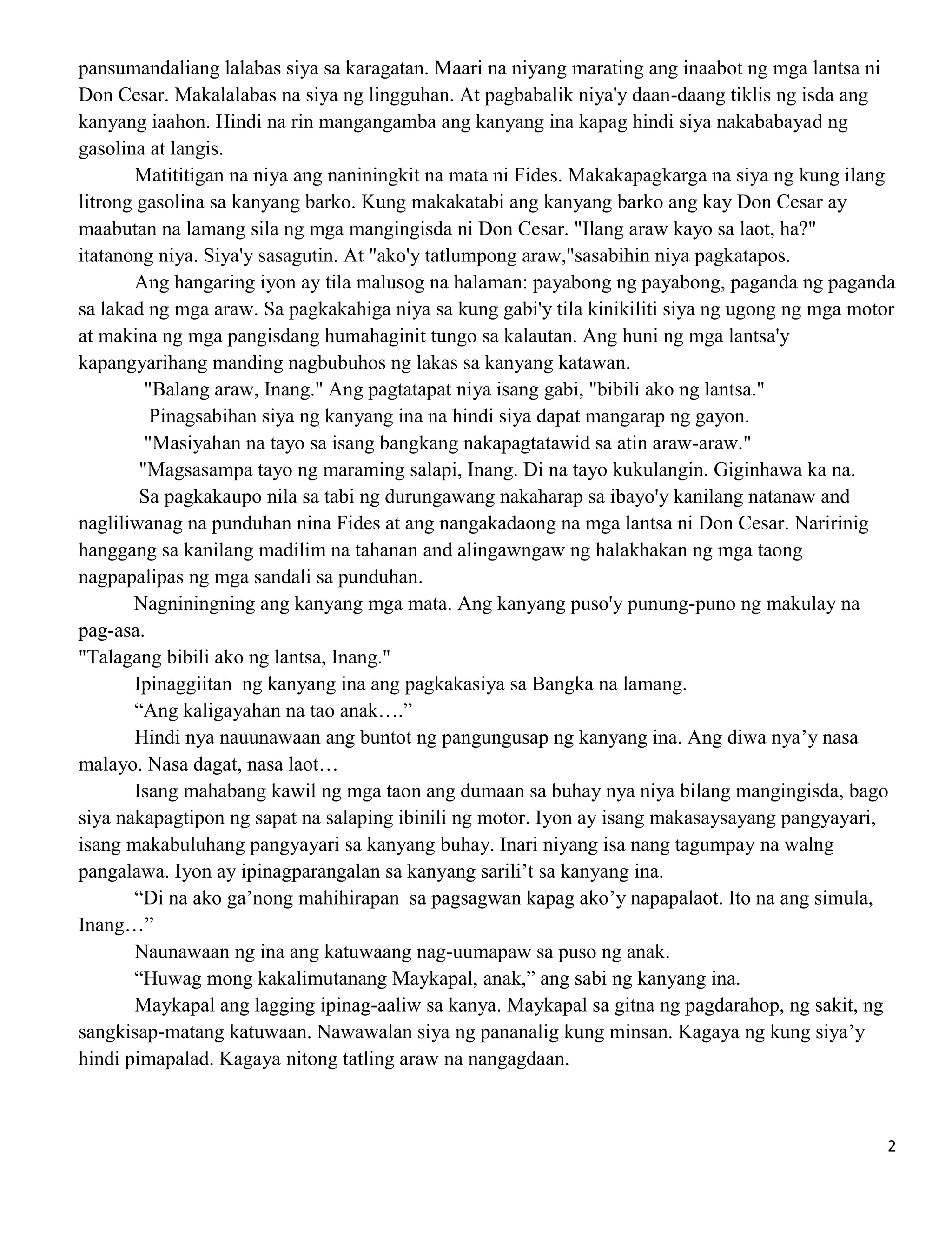 Ang mangingisda | PDF