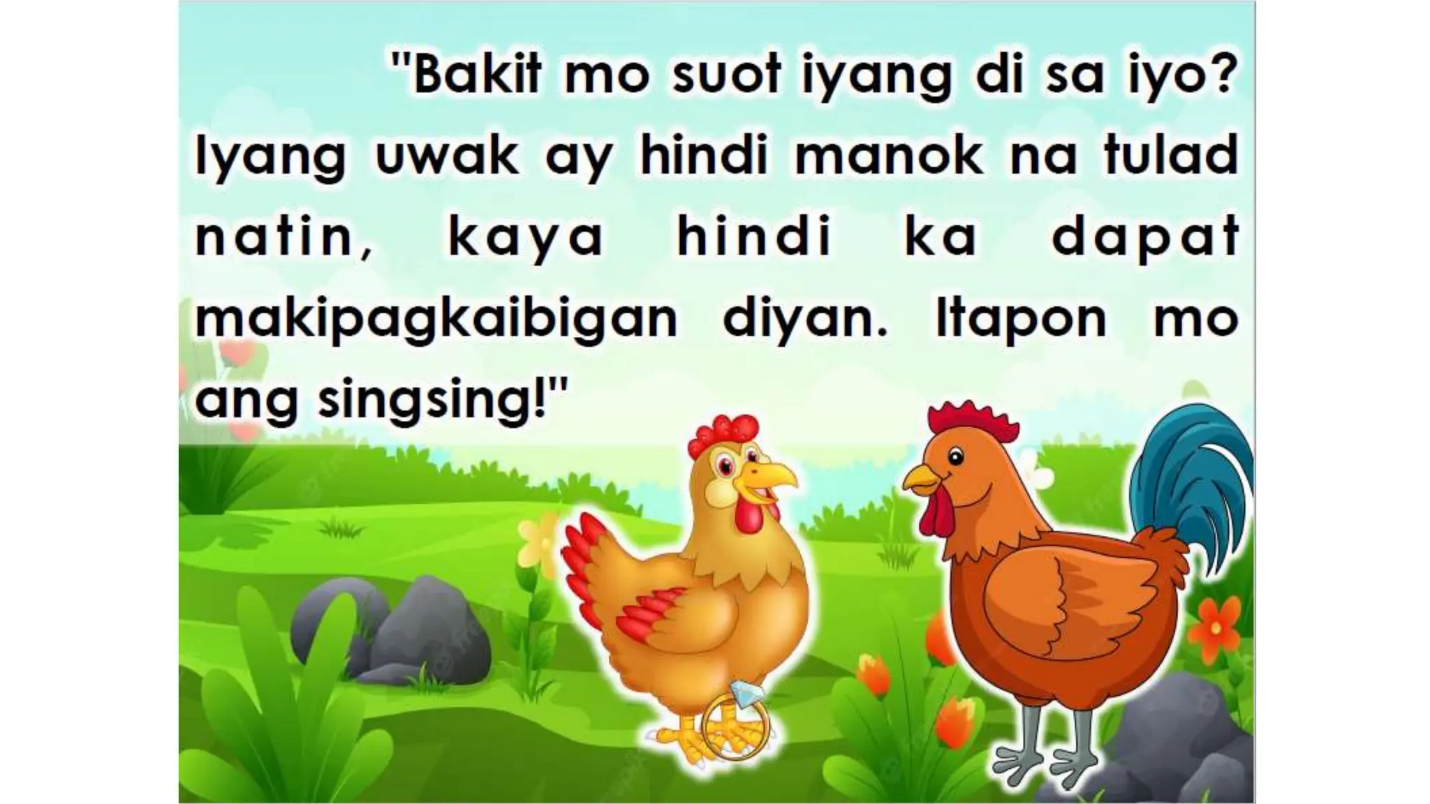 Nasasagot ang mga tanong tungkol sa napakinggang pabula | PPTX