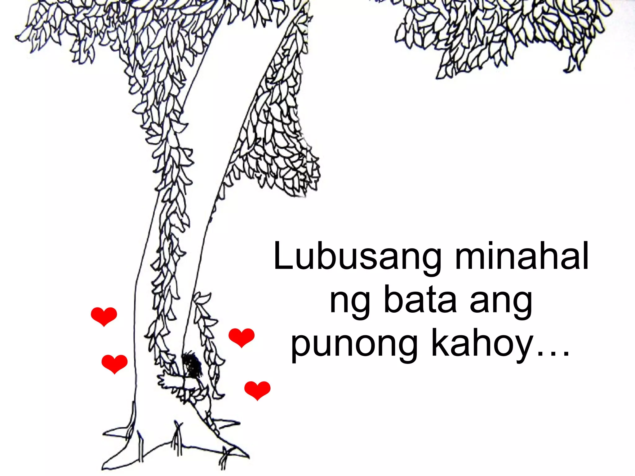 Ang Mapagbigay Na Punong Kahoy | PPT