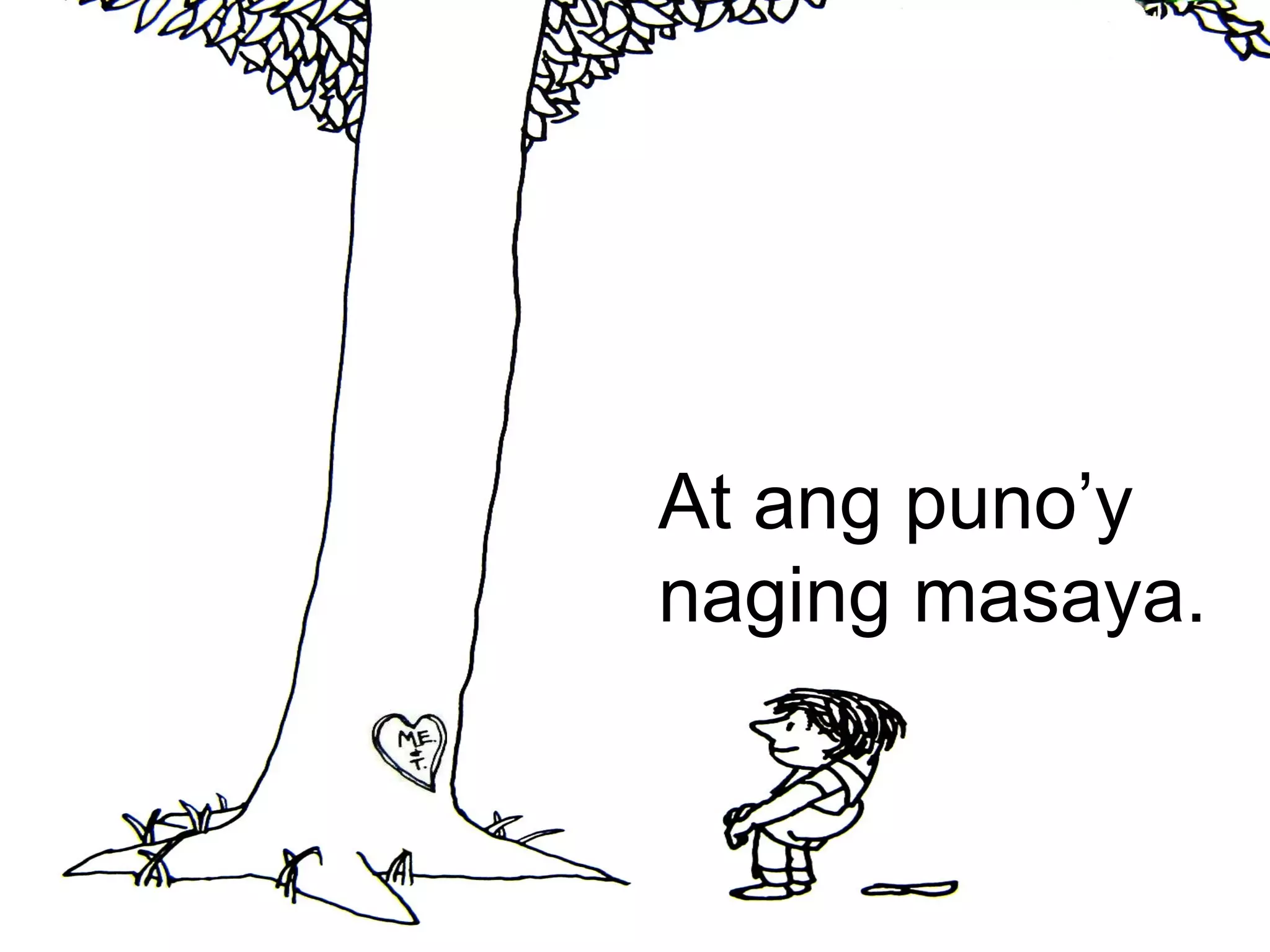 Ang Mapagbigay Na Punong Kahoy | PPT
