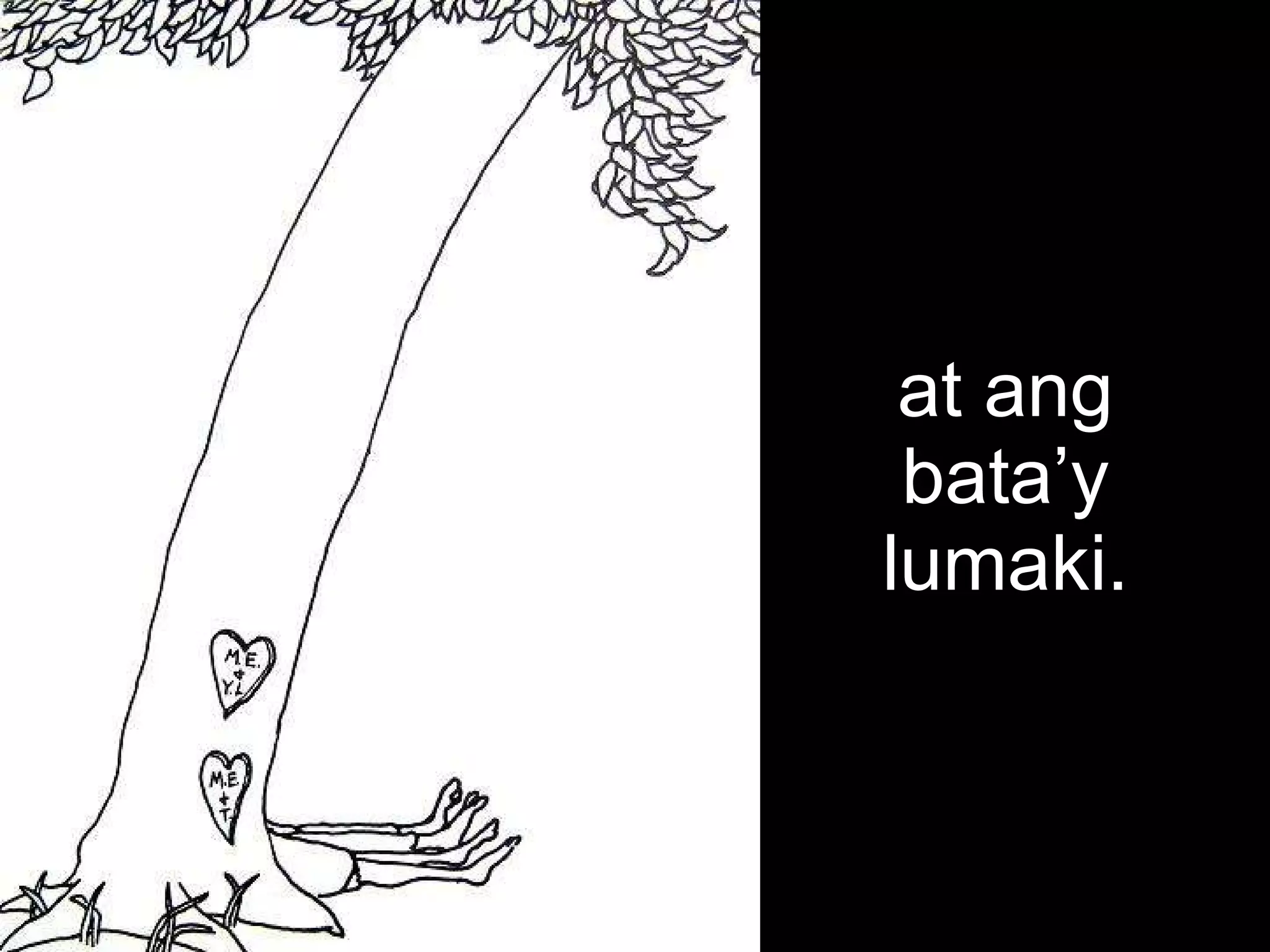 Ang Mapagbigay Na Punong Kahoy | PPT