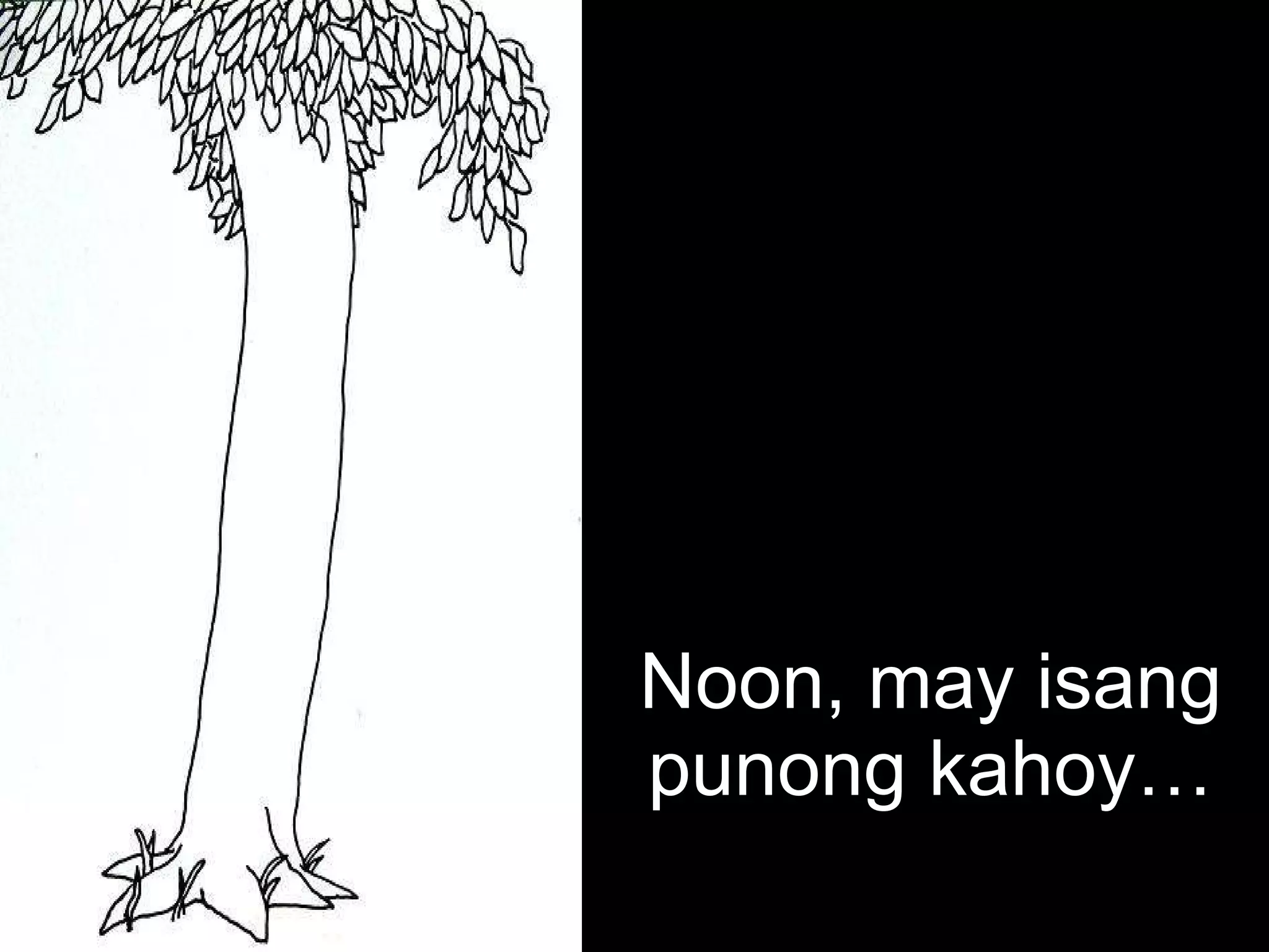 Ang Mapagbigay Na Punong Kahoy | PPT