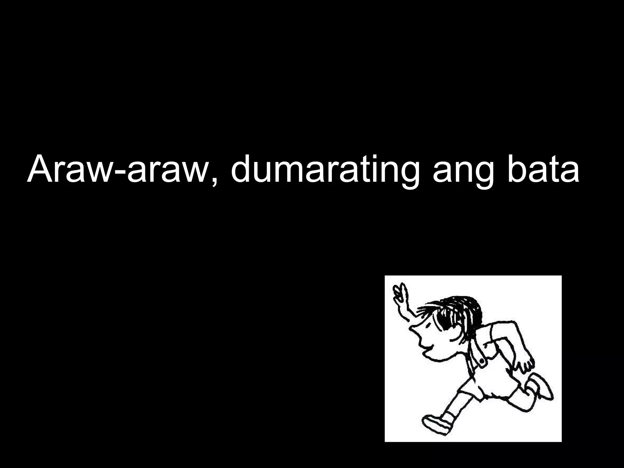 Ang Mapagbigay Na Punong Kahoy | PPT