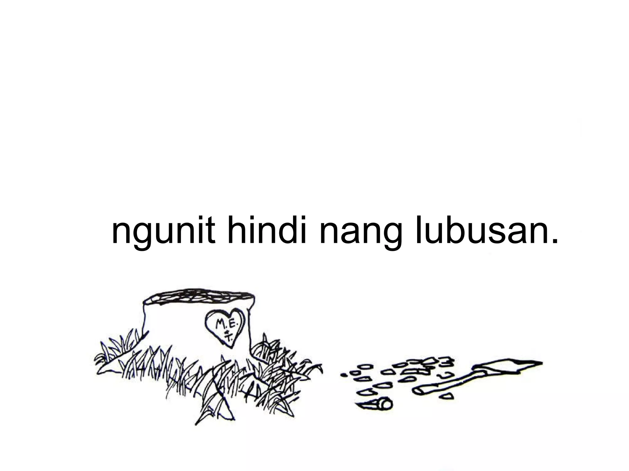Ang Mapagbigay Na Punong Kahoy | PPT