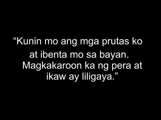 Ang Mapagbigay Na Punong Kahoy | PPT