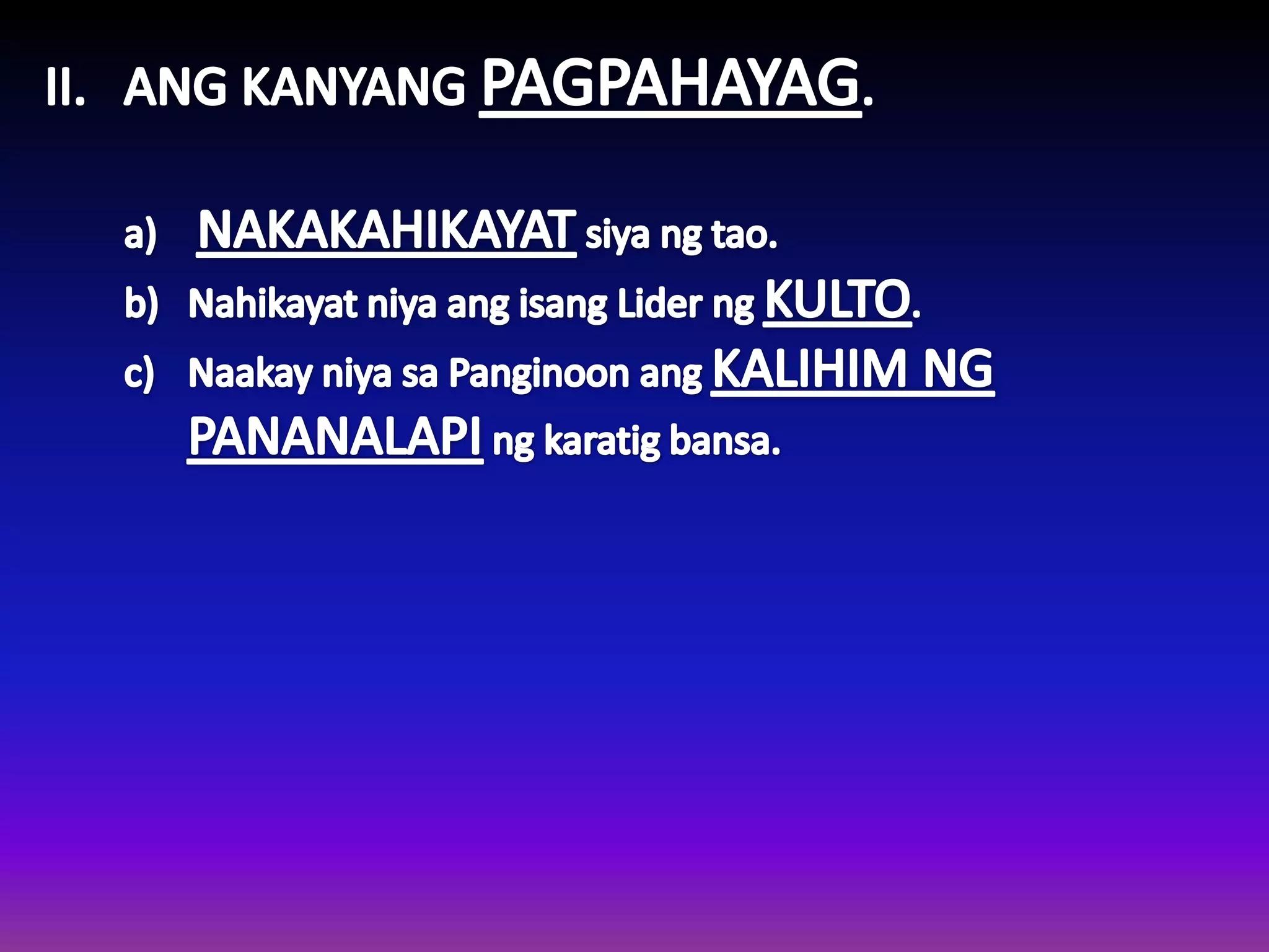 Ang matapat na manggagawa | PPT