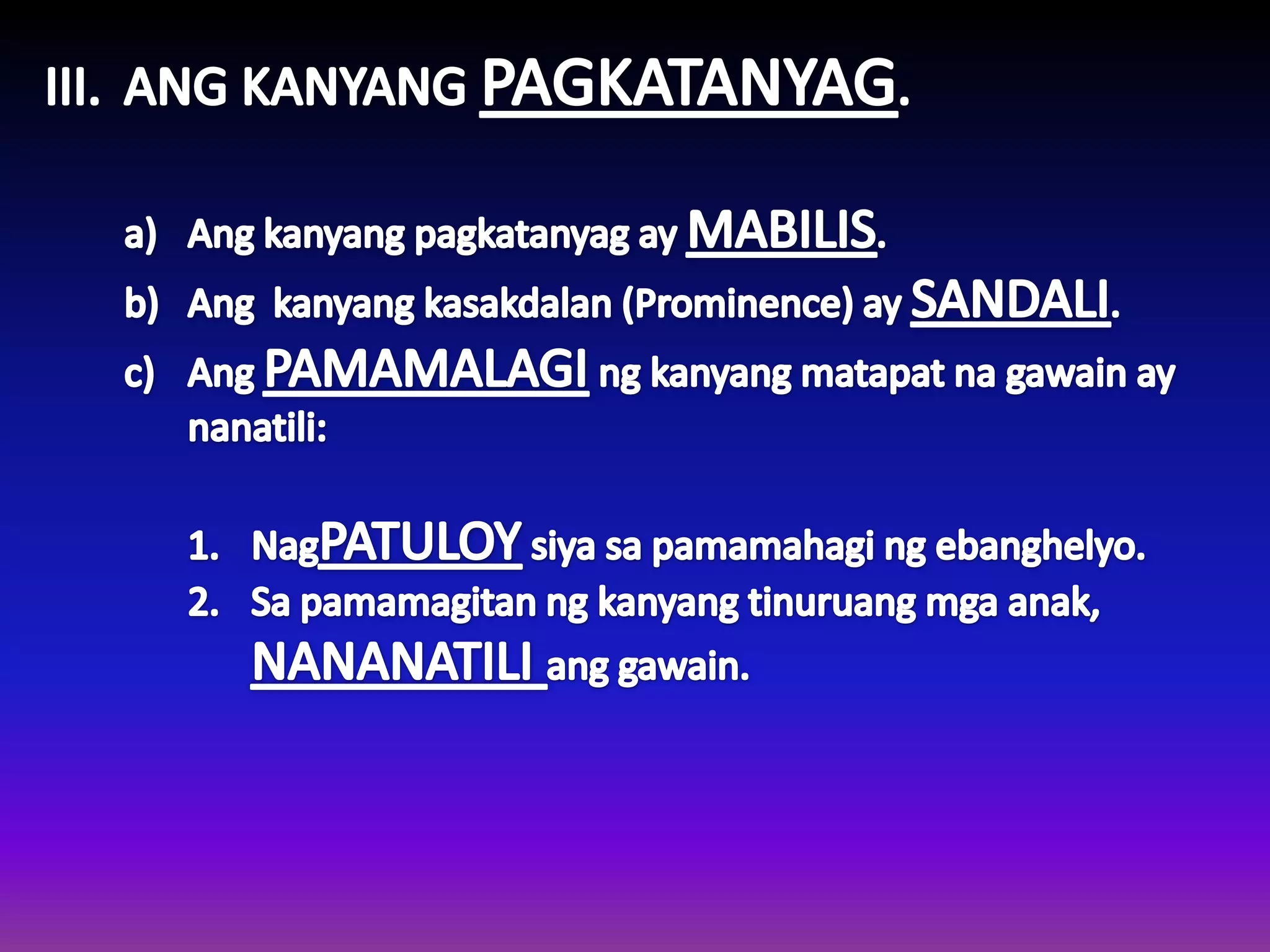 Ang matapat na manggagawa | PPT