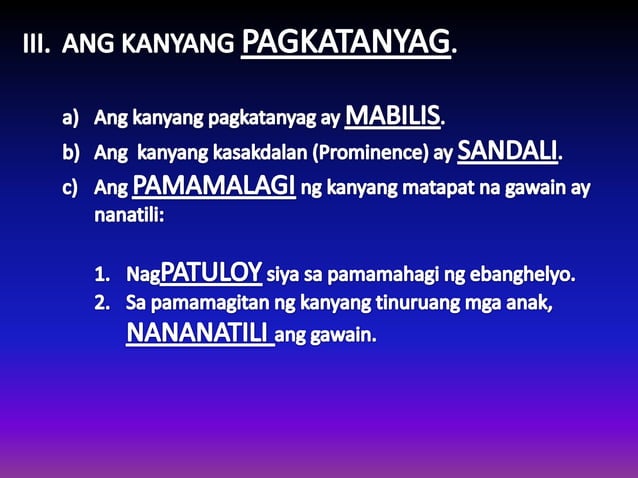 Ang matapat na manggagawa | PPT