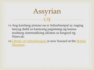 Ang mesopotamia 130730222629-phpapp01 | PPTX