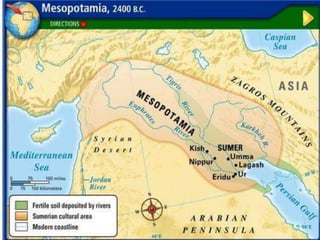 Ang mesopotamia 130730222629-phpapp01 | PPTX