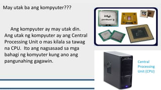 Bahagi ng Kompyuter | PPTX