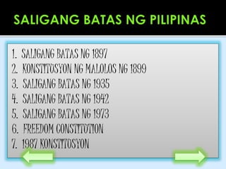 Ang mga batas sa pilipinas | PPTX