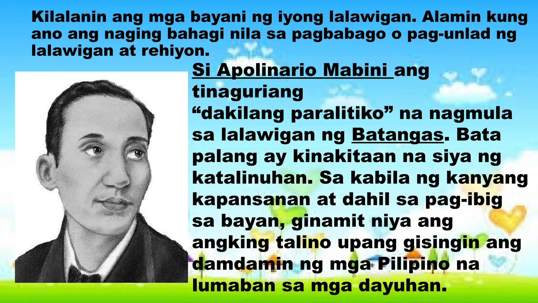 Ang mga Bayani sa Sariling Lalawigan at Rehiyon.pptx