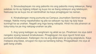 Ang mga dulot | PPTX