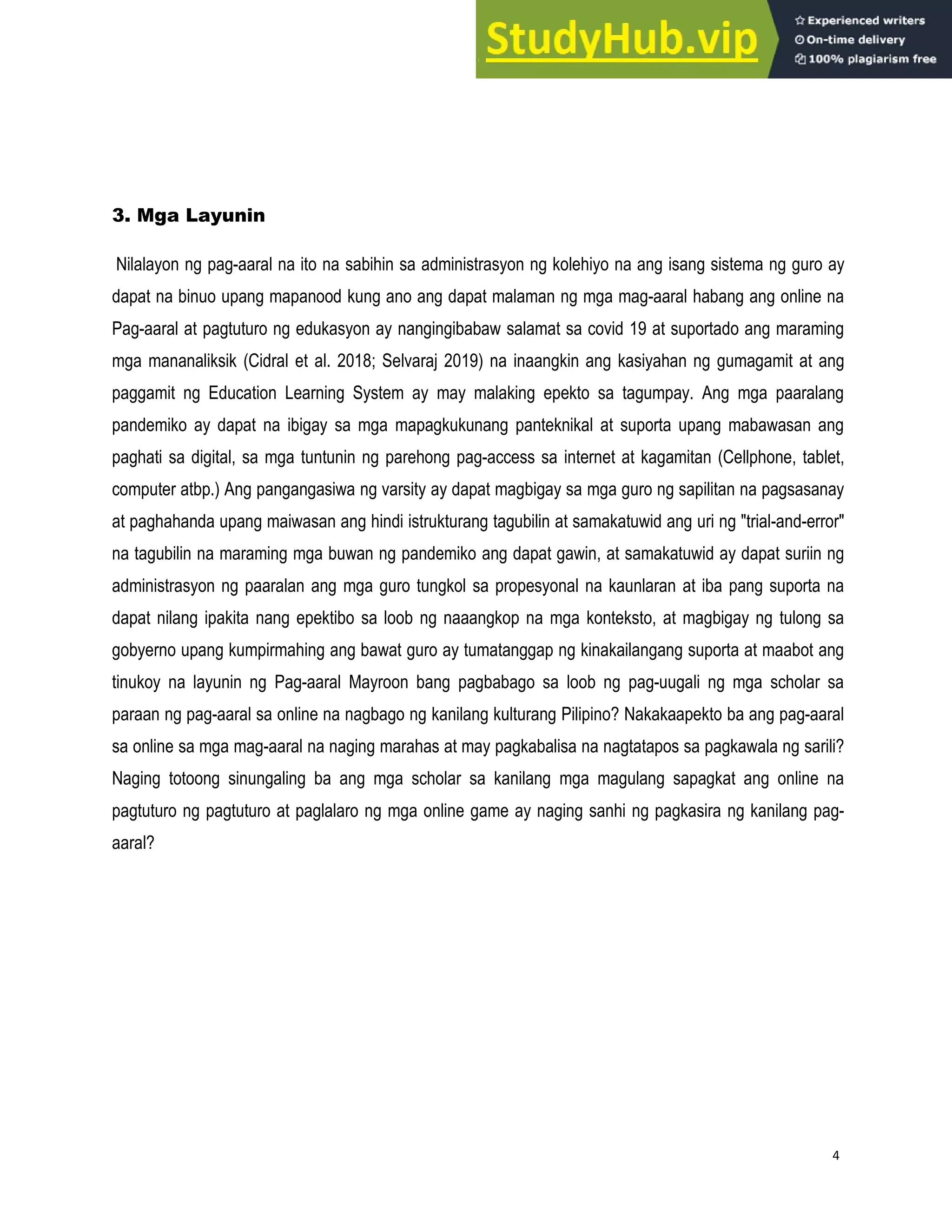 Ang Mga Epekto Ng Pag-Aaral Sa Online Na Edukasyon Sa Pagganap Ng Mga Mag-Aaral Dahil Ng Covid ...