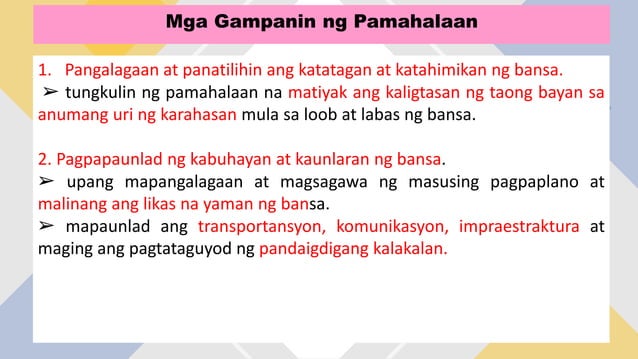 Ang mga Gampanin ng Pamahalaan at Mamamayan sa Pagkamit ng Kaunlaran ng Bansa..pptx