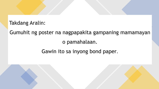 Ang mga Gampanin ng Pamahalaan at Mamamayan sa Pagkamit ng Kaunlaran ng ... Ang mga Gampanin ng Pamahalaan at Mamamayan sa Pagkamit ng Kaunlaran ng ...