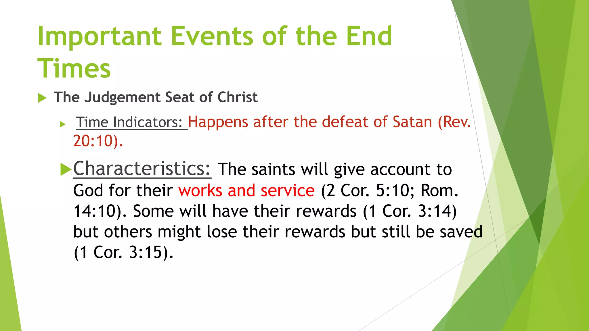 The End times | PPTX