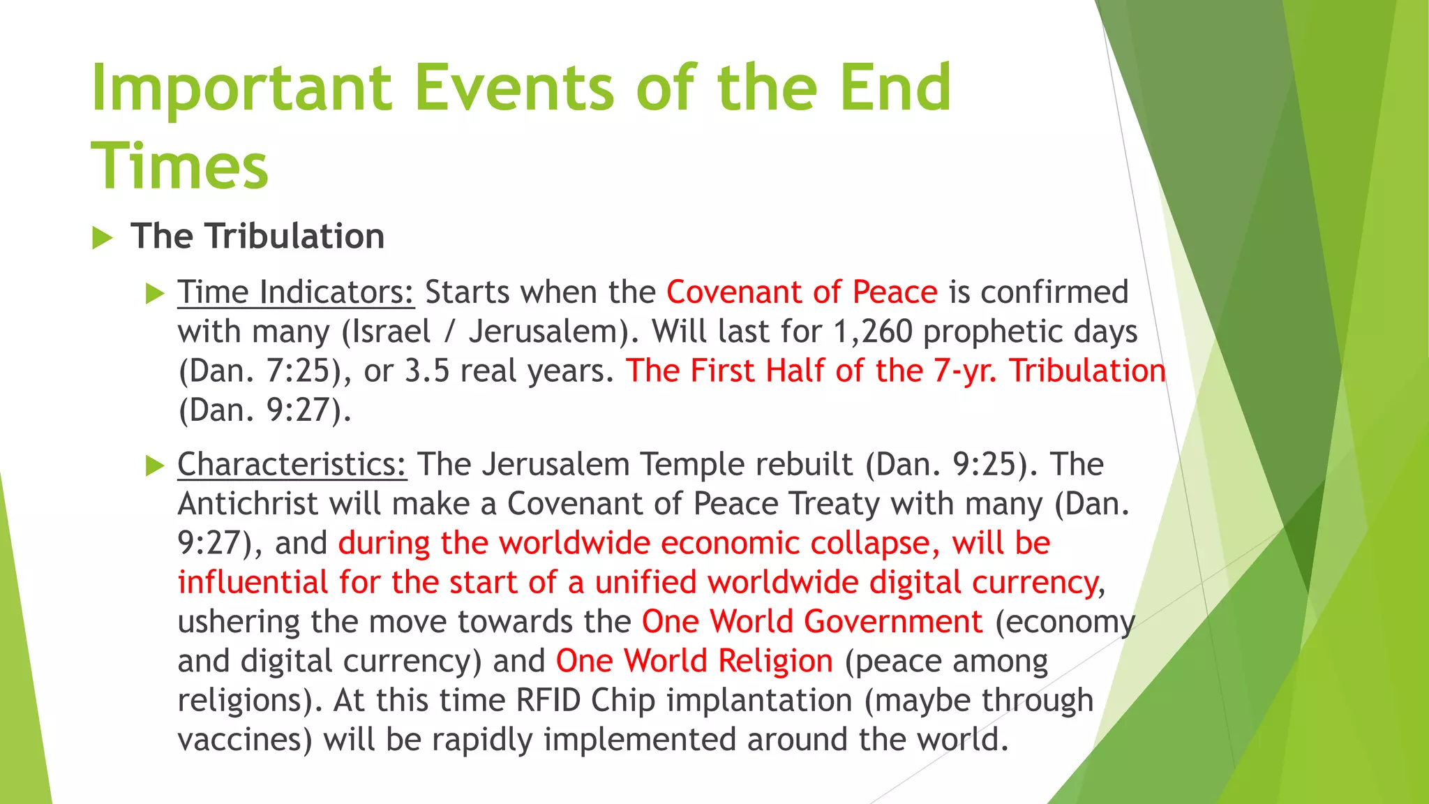 The End times | PPTX