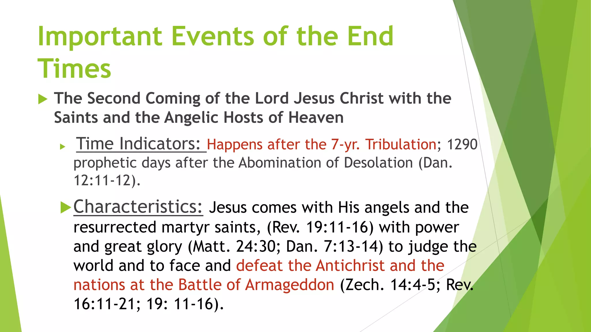 The End times | PPTX