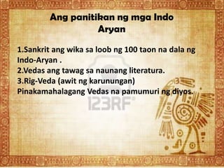 Ang mga kabihasnan sa timog asya | PPTX
