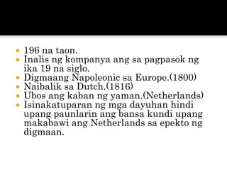 Ang mga kanluranin sa pilipinas at indonesia | PPTX