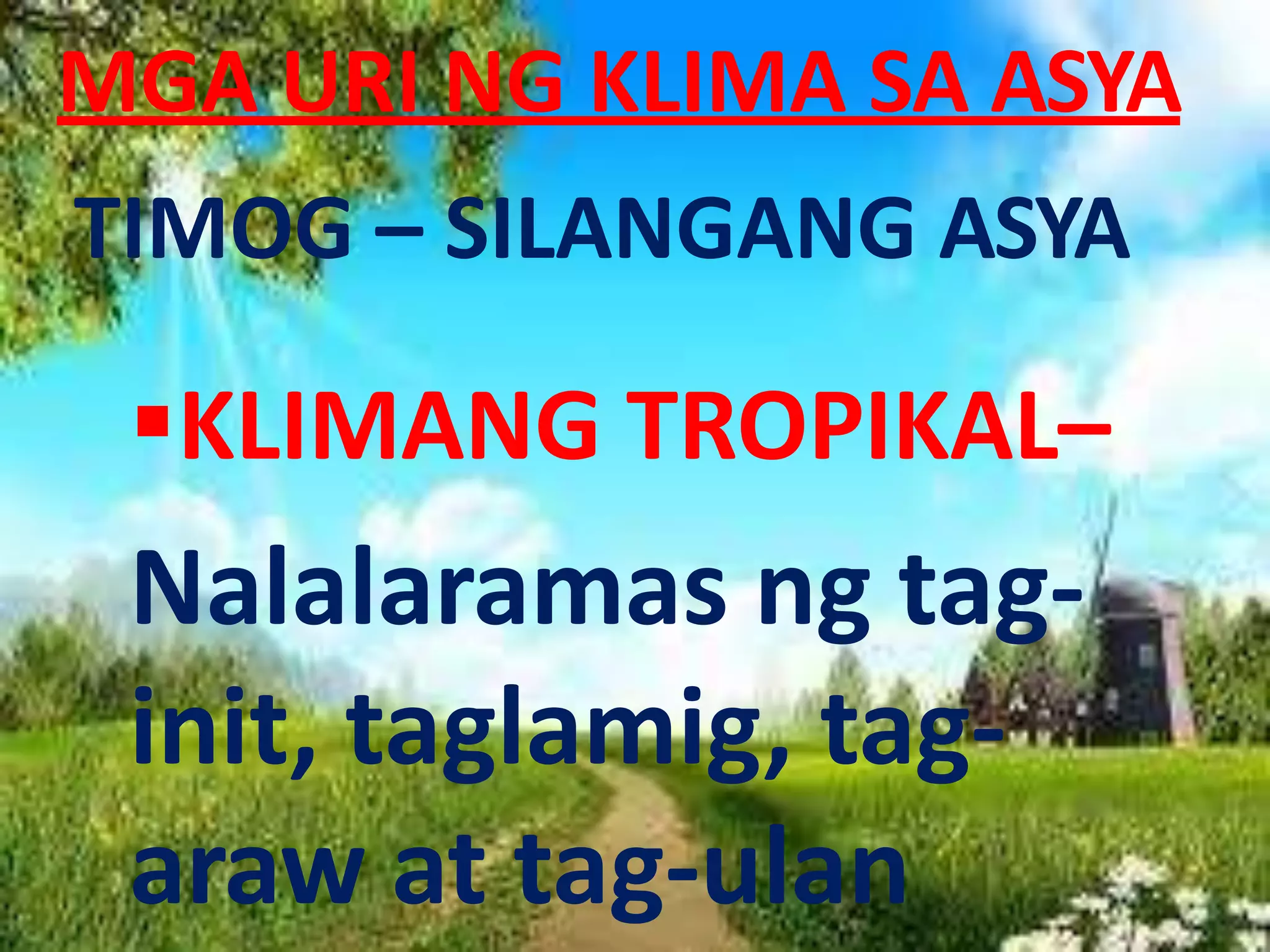 ang mga klima ng asya | PPTX