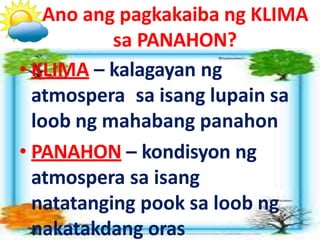 ang mga klima ng asya | PPTX