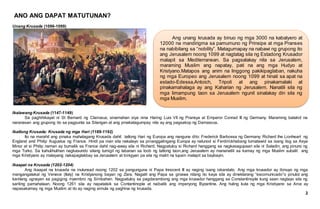 Ang mga krusada | DOCX